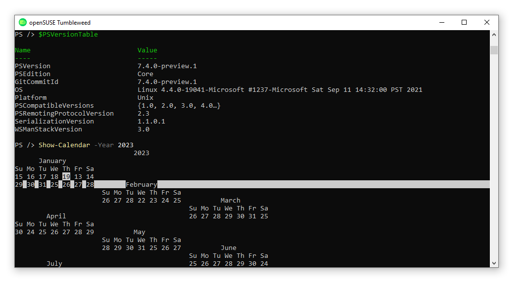PowerShell draws background wrong to the end · Issue #18984 ...