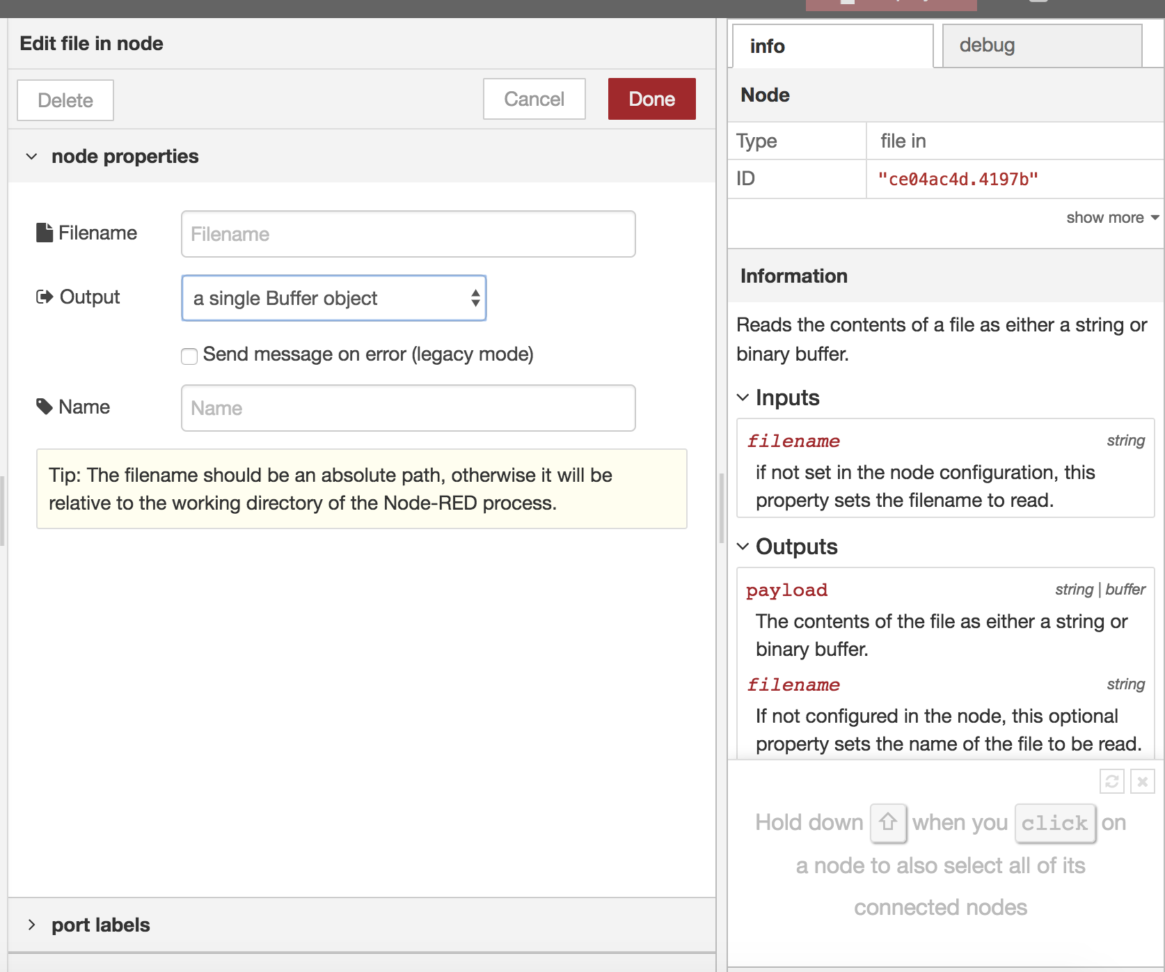 SFTP file upload · Issue #1 · gaskaj/node-red-contrib-ftp-sftp · GitHub