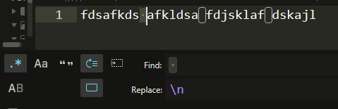Find and replace can no longer replace with newline ('\n') · Issue #5657 · sublimehq/sublime ...