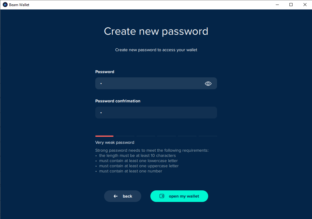[Restore] When the port is already in use the wallet doesn't return to the “Setup node ...