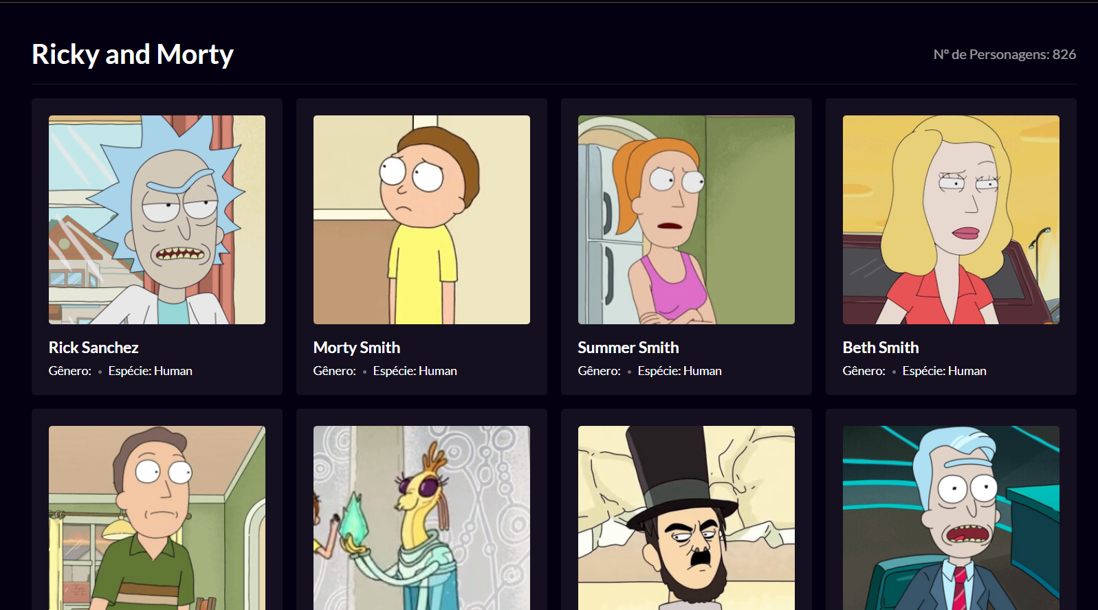 GitHub - LucasBlunTT/ricky-and-morty-react