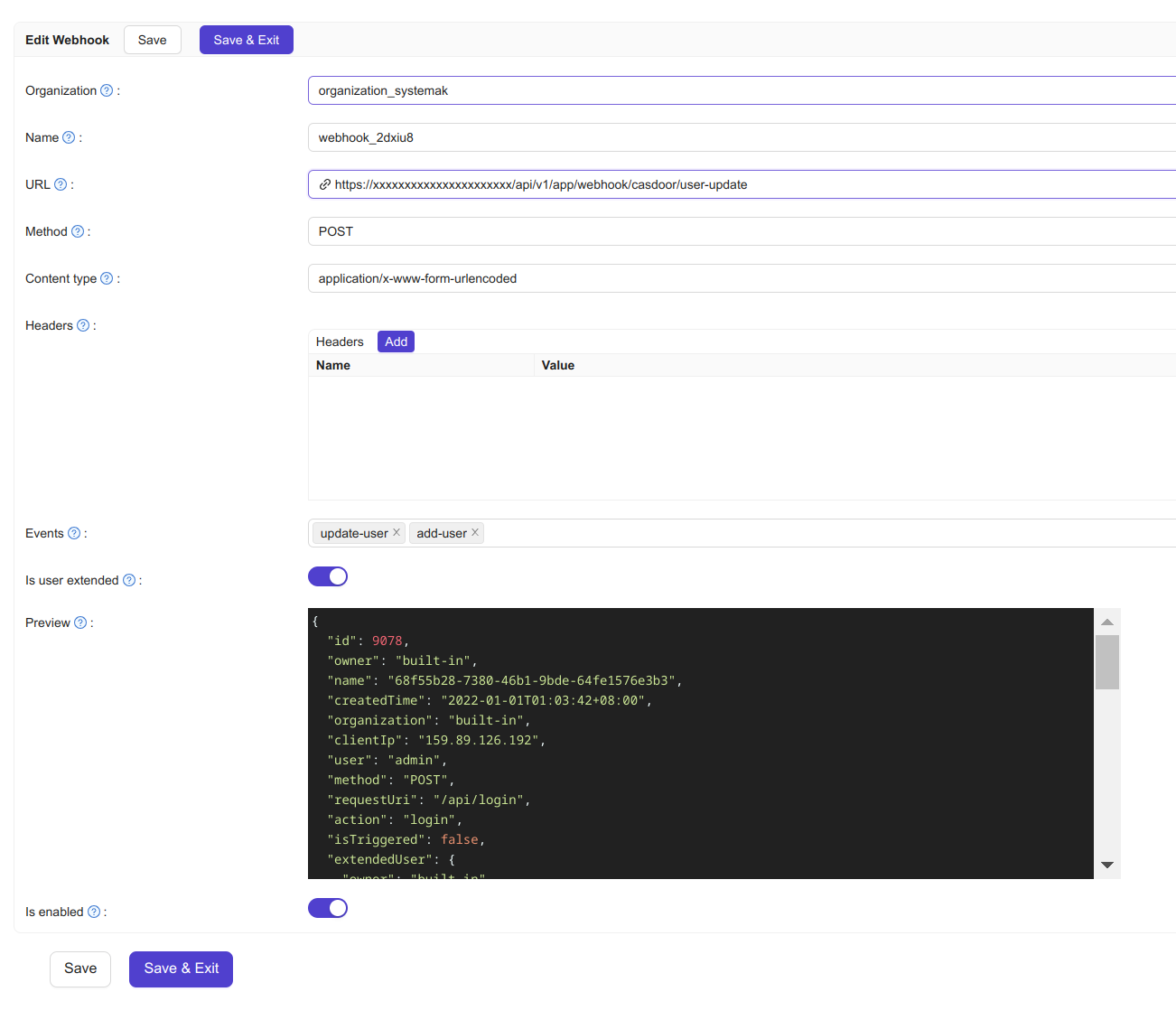 webhooks apparently not triggered · Issue #1844 · casdoor/casdoor · GitHub