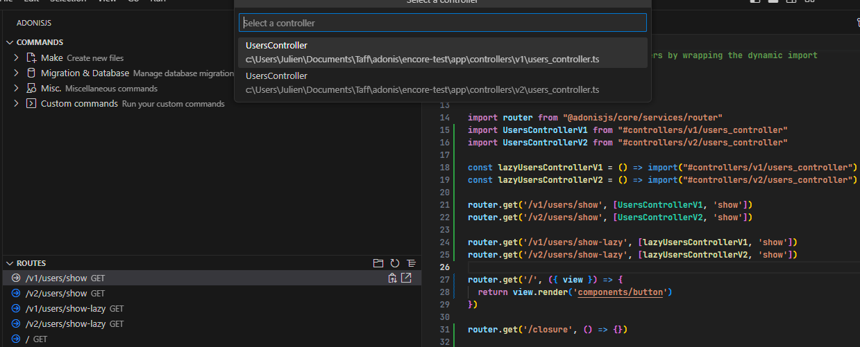 Wish list · Issue #22 · Julien-R44/adonis-vscode-extension · GitHub