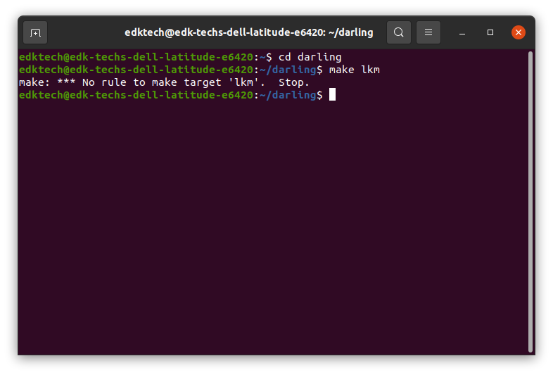 LKM build error · Issue #1060 · darlinghq/darling · GitHub