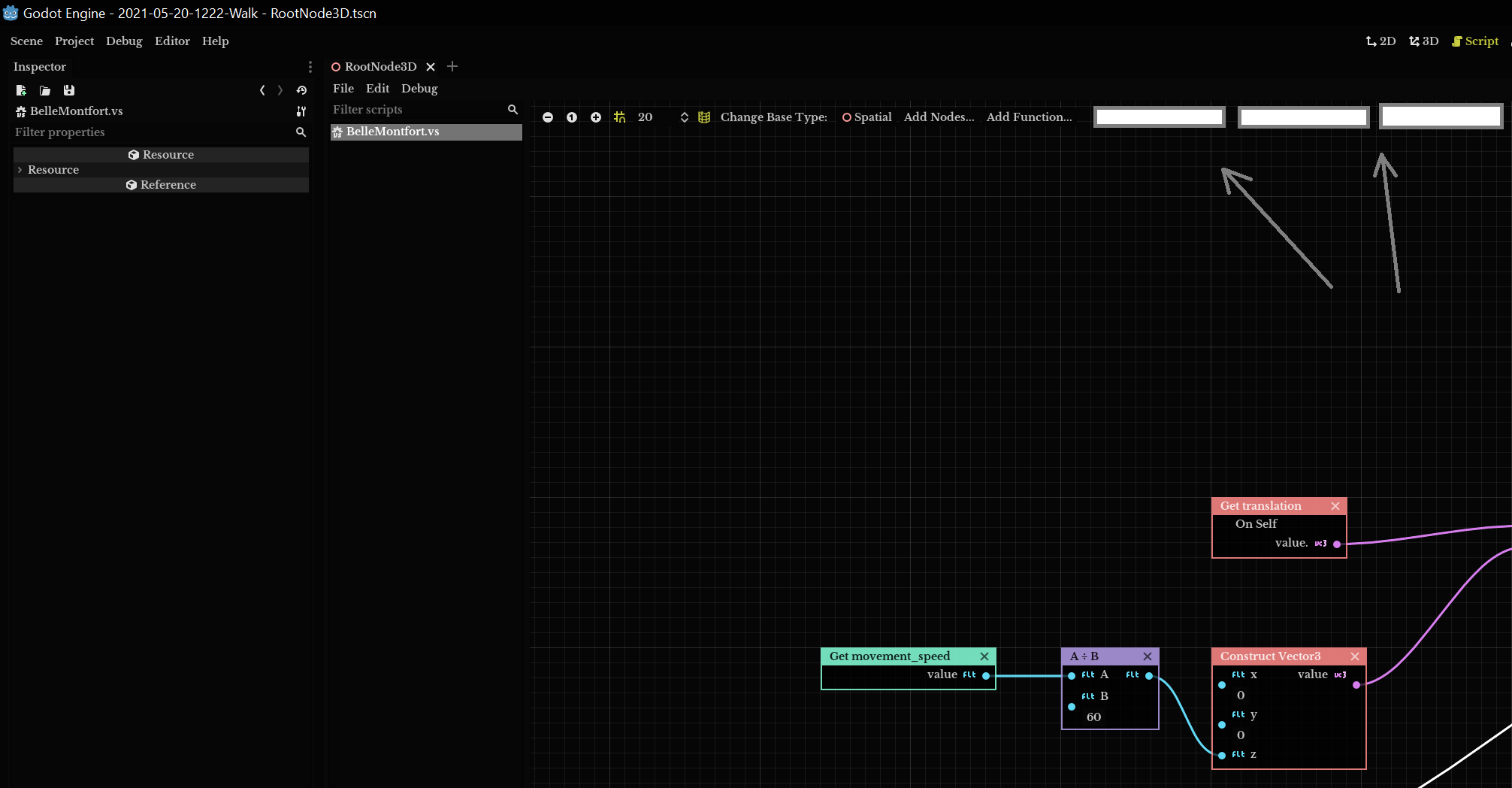 Add backwards auto code - completion to written code and ?? visual script . . · Issue #2768 ...