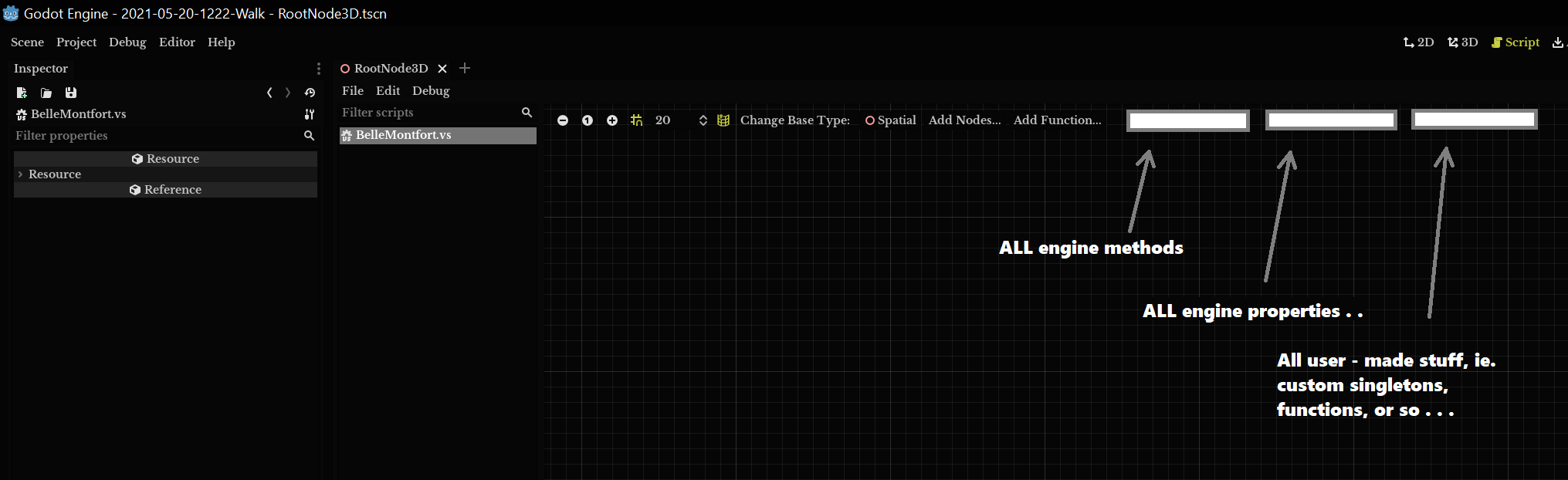Add backwards auto code - completion to written code and ?? visual script . . · Issue #2768 ...