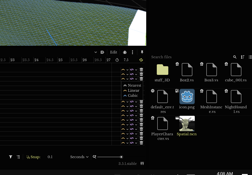 Godot 3.5.1 animation bug -- smooth animations in Blender import as ' jagged ', or have errors ...