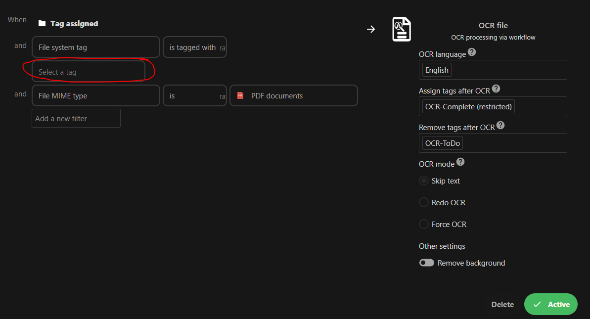 File automated tagging - cannot select or use any tags as the conditions · Issue #35645 ...