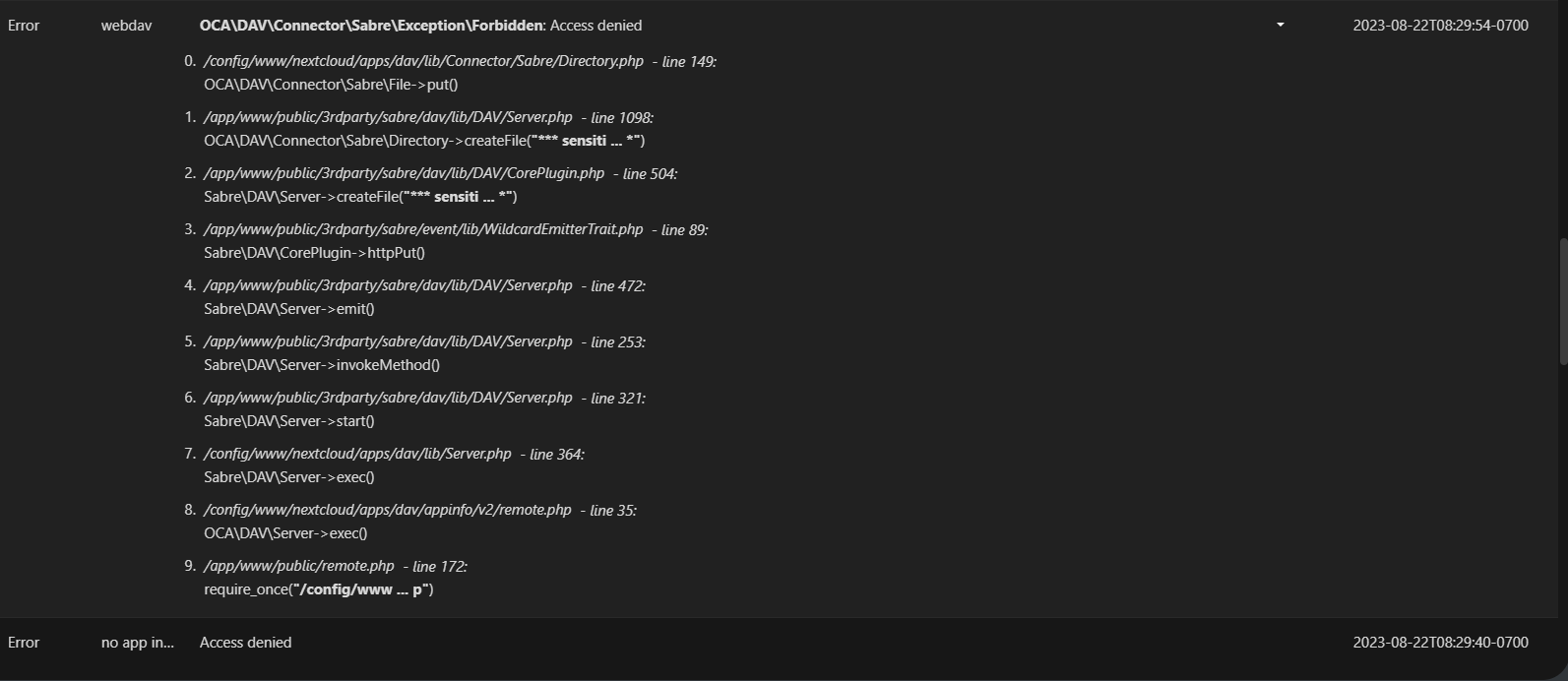 Confusing errors on folder with don't-Sync setup · Issue #193 · nextcloud/files_accesscontrol ...