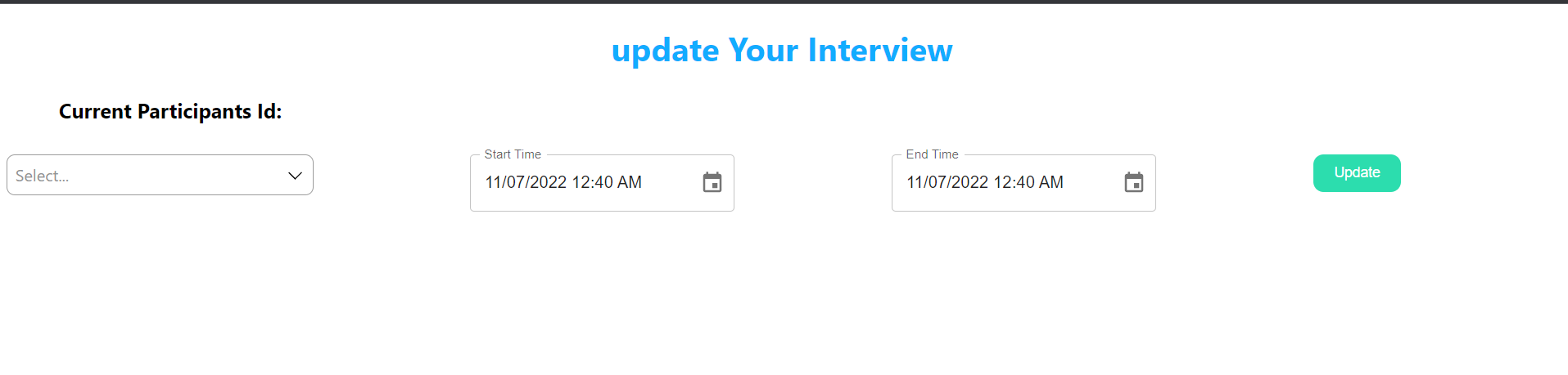 GitHub - Kishan2912/Interview-Scheduler-Frontend