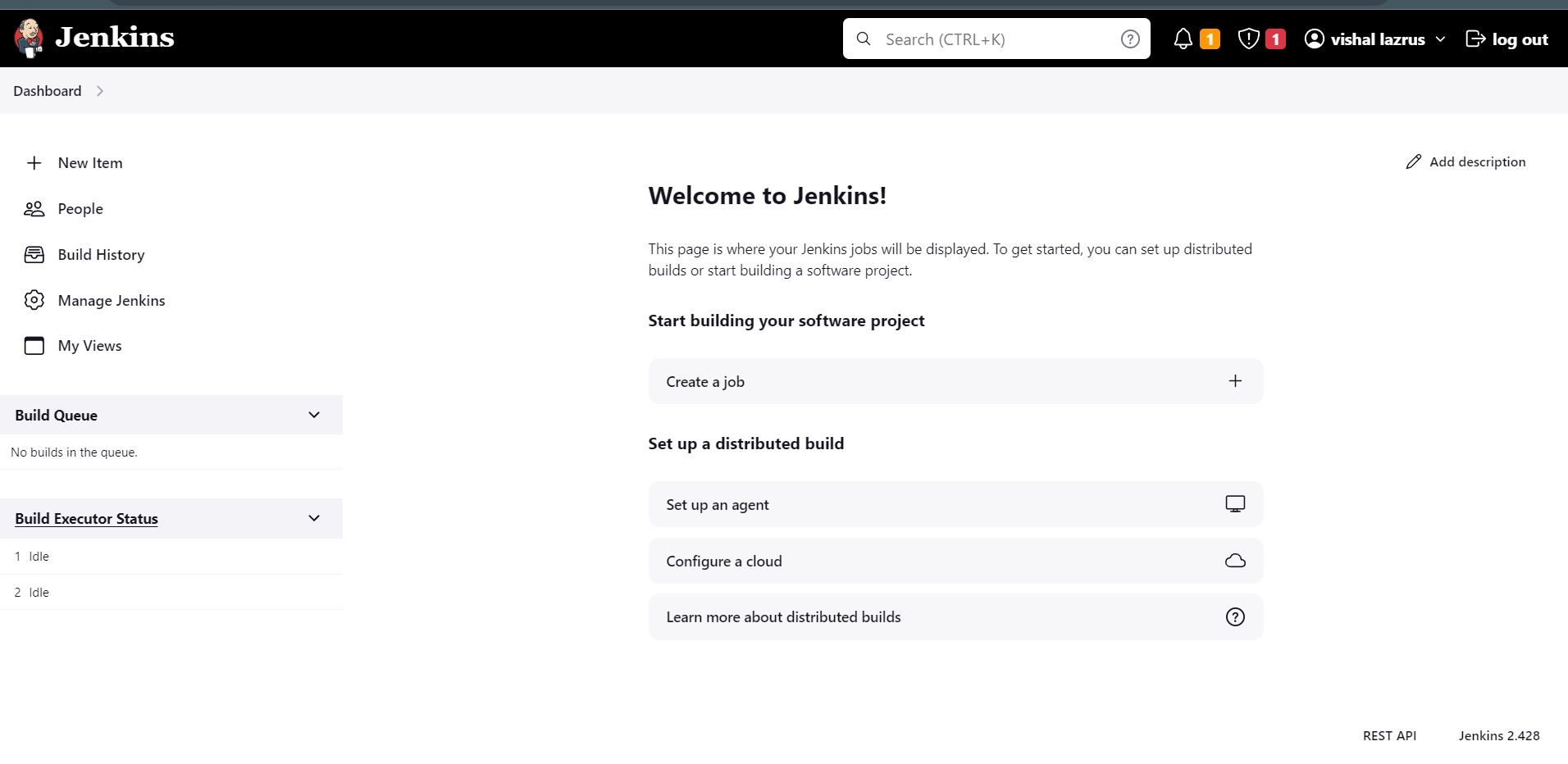 Github Vishal815docker And Jenkins Setup