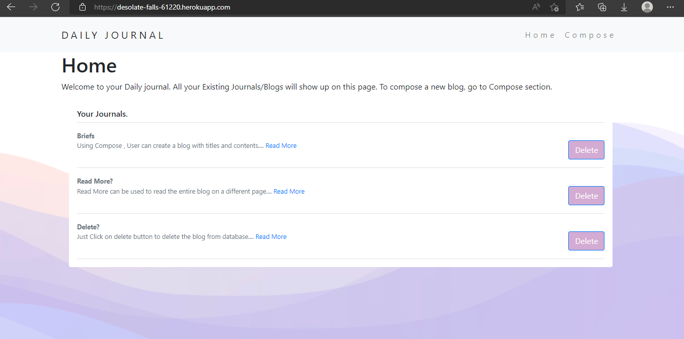 Github Wadiya003bloggywebsite