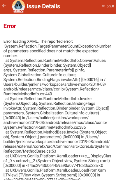 XAML: Number of parameters specified does not match · Issue #369 · UXDivers/Gorilla-Player ...