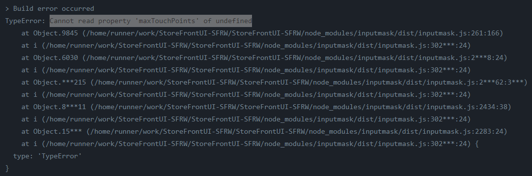 Cannot read property 'maxTouchPoints' of undefined · Issue #2594 · RobinHerbots/Inputmask · GitHub