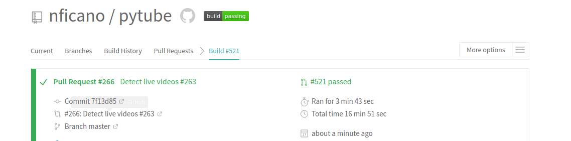 Slow CI builds · Issue #291 · pytube/pytube · GitHub
