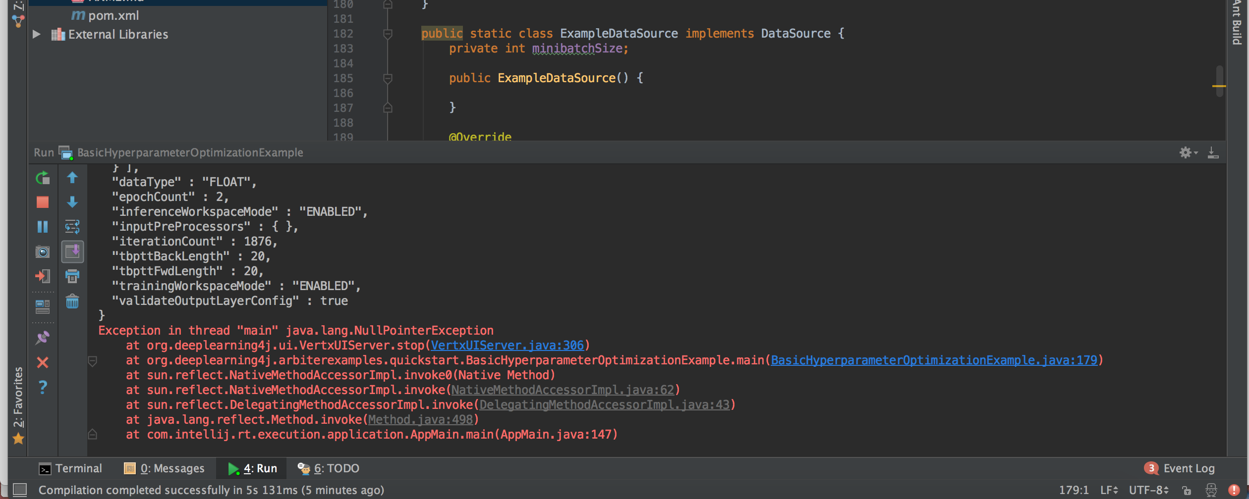 Arbiter UI NPE · Issue #8779 · deeplearning4j/deeplearning4j · GitHub