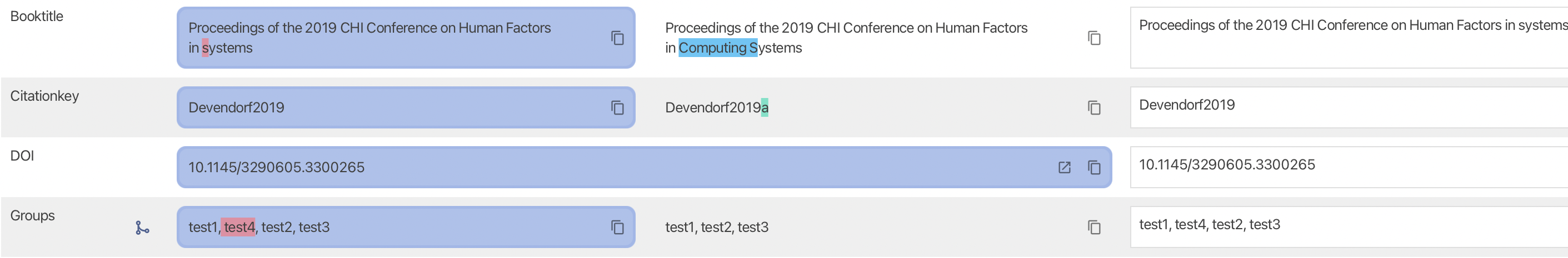 Duplicate Manager - Show Diff - Highlight characters --> highlights wrong characters · Issue ...