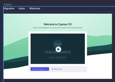 Updated Migration UI for Cy 11+ · Issue #24381 · cypress-io/cypress · GitHub