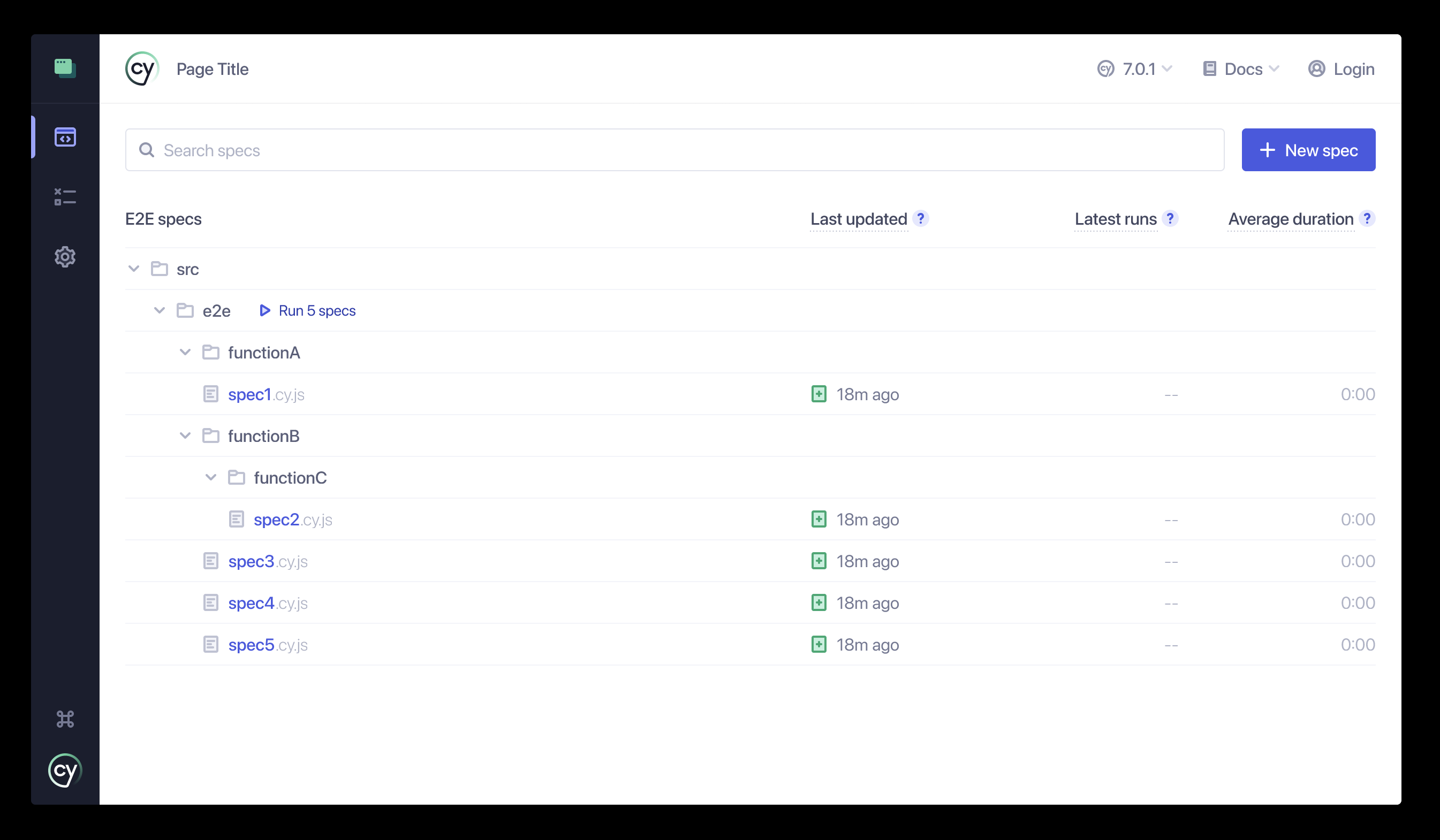 [Run All Specs] - Spec Explorer - Add "run N specs" button to folder rows · Issue #24467 ...