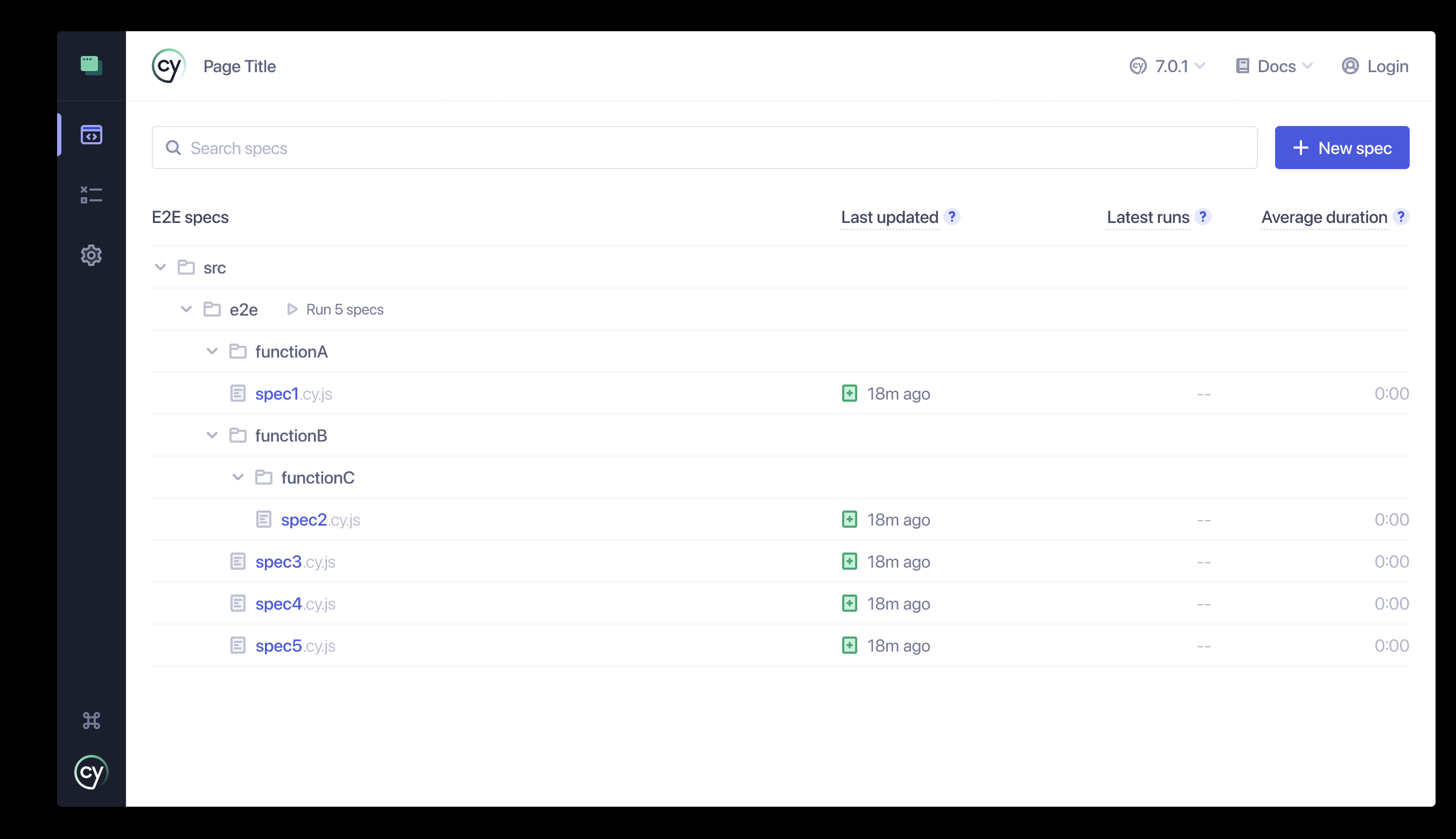 Run All Specs Spec Explorer Add Run N Specs Button To Folder Rows · Issue 24467