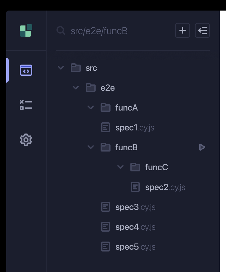 [Run All Specs] - Inline Spec Explorer - Add "run N specs" button to folder rows · Issue #24468 ...