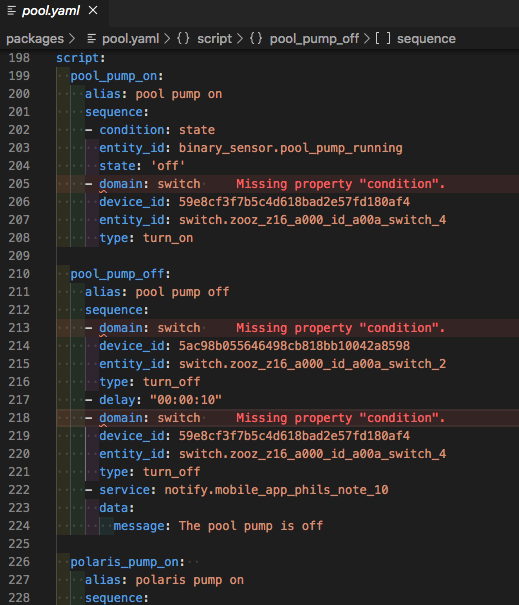 Missing property "condition" · Issue #399 · keesschollaart81/vscode ...