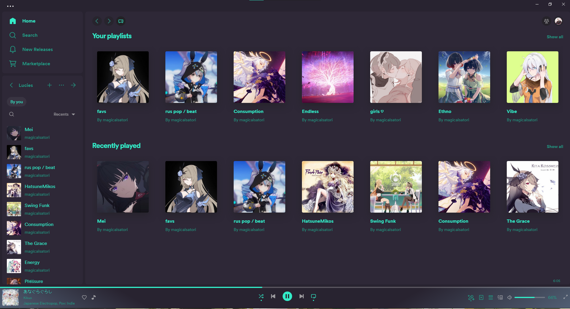 GitHub - luciezka/LuciesPurple-Spicetify: A Spicetify Theme