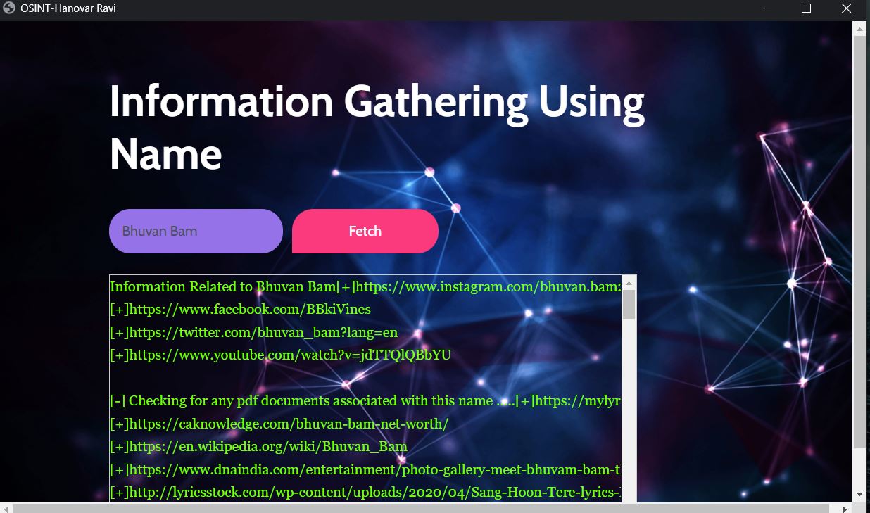 GitHub - Han-ovar777/OSINT-Tool: This OSINT tool uses the investigation phase to collect ...