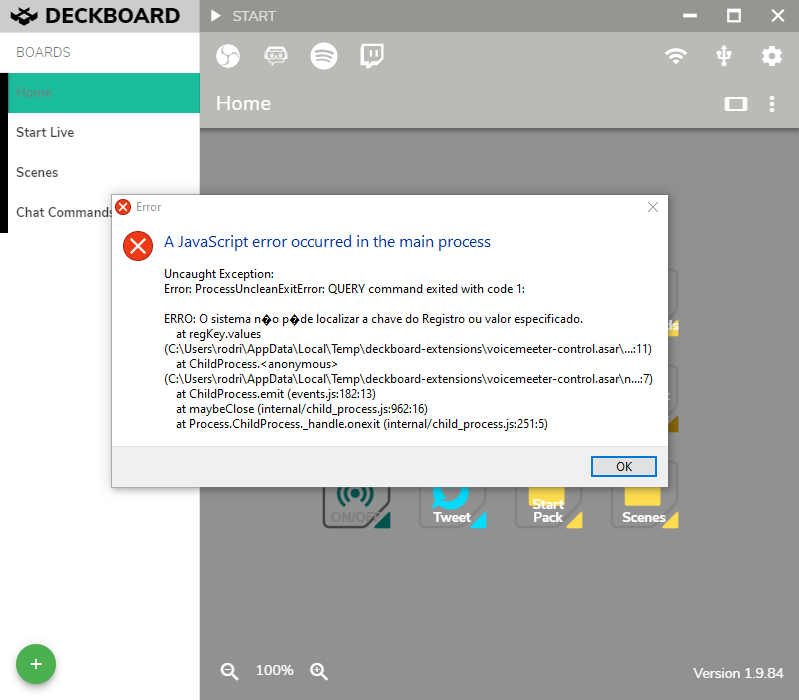 JavaScript Error voicemeeter[BUG] · Issue #614 · rivafarabi/deckboard ...