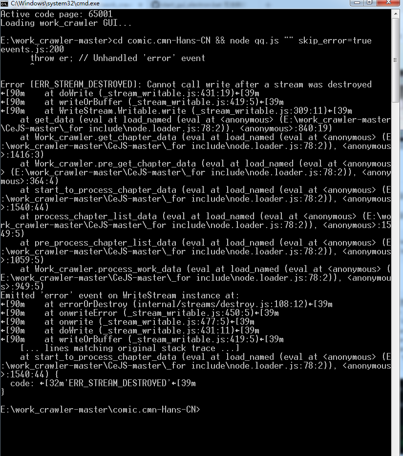 start_gui_electron.bat 无法启动GUI界面 · Issue #397 · kanasimi/work_crawler · GitHub
