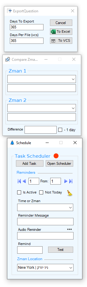 GitHub - NykUser/MyZman: Desktop program to calculate different Jewish ...