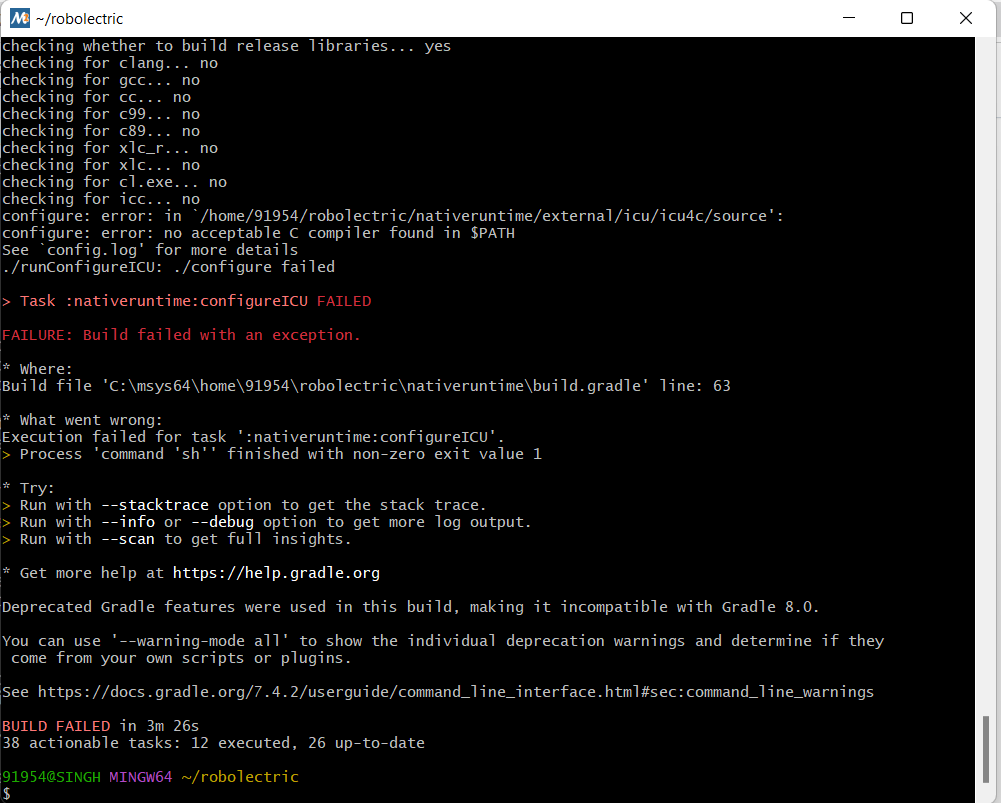 Problem to setup and build Robolectric on Windows environment · Issue #7252 · robolectric ...