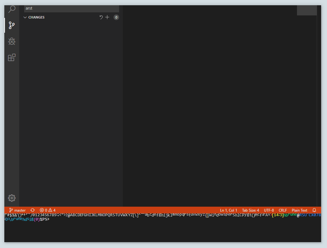Page Up/Down messes up layout when used in source control comment ...