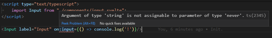 Named slots cause TypeScript errors on subscriptions to events. · Issue #490 · sveltejs/language ...