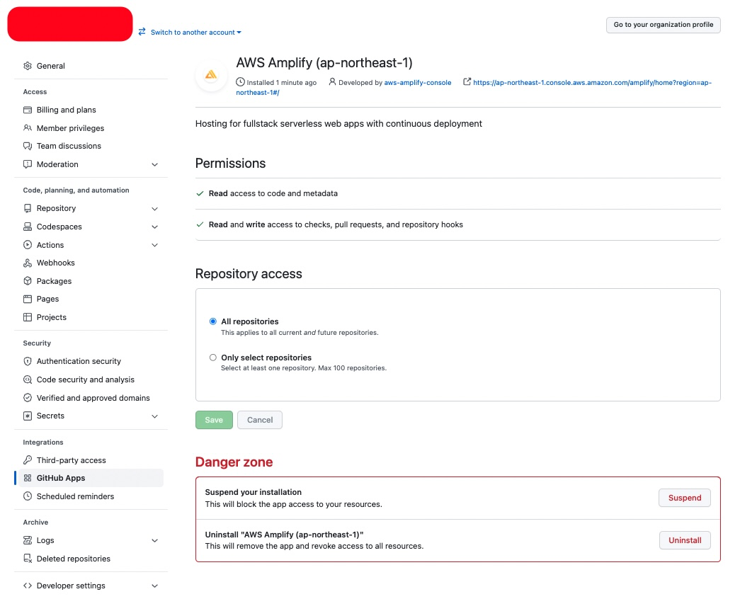 Cannot Use Github Organization Repository · Issue 2678 · Aws Amplifyamplify Hosting · Github