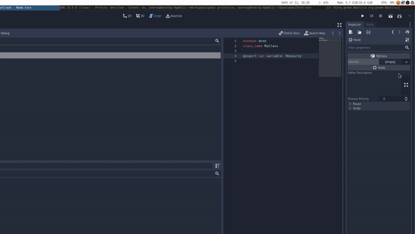 Gdscript 20 Exported Resource Are Cleaned Out On Save · Issue 43542 · Godotenginegodot · Github 