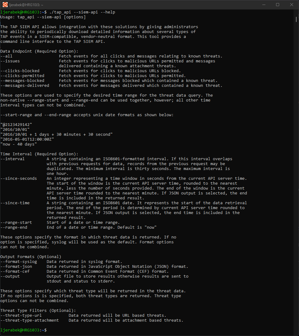 GitHub - pfptcommunity/tap-api-cli: Proofpoint TAP API Command Line Query Tool