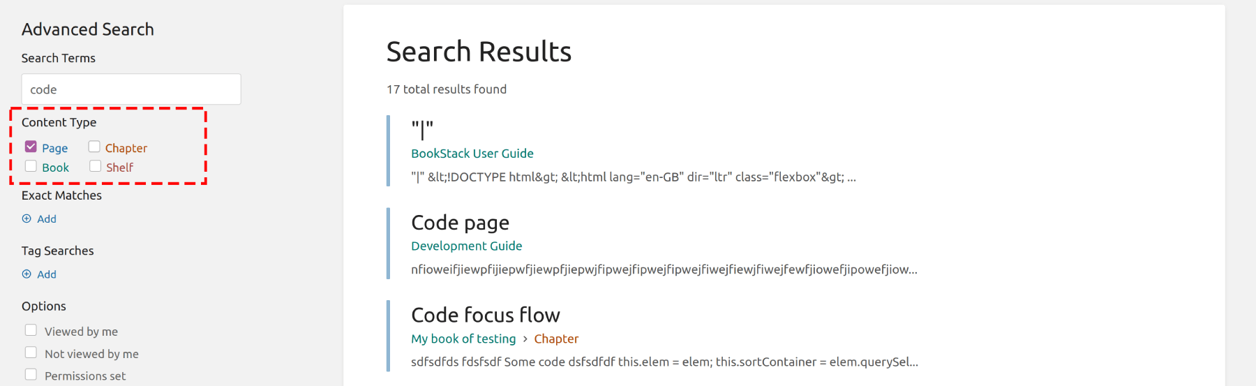 How to show 'pages' only in search result and how to add books to shelves without editing the ...