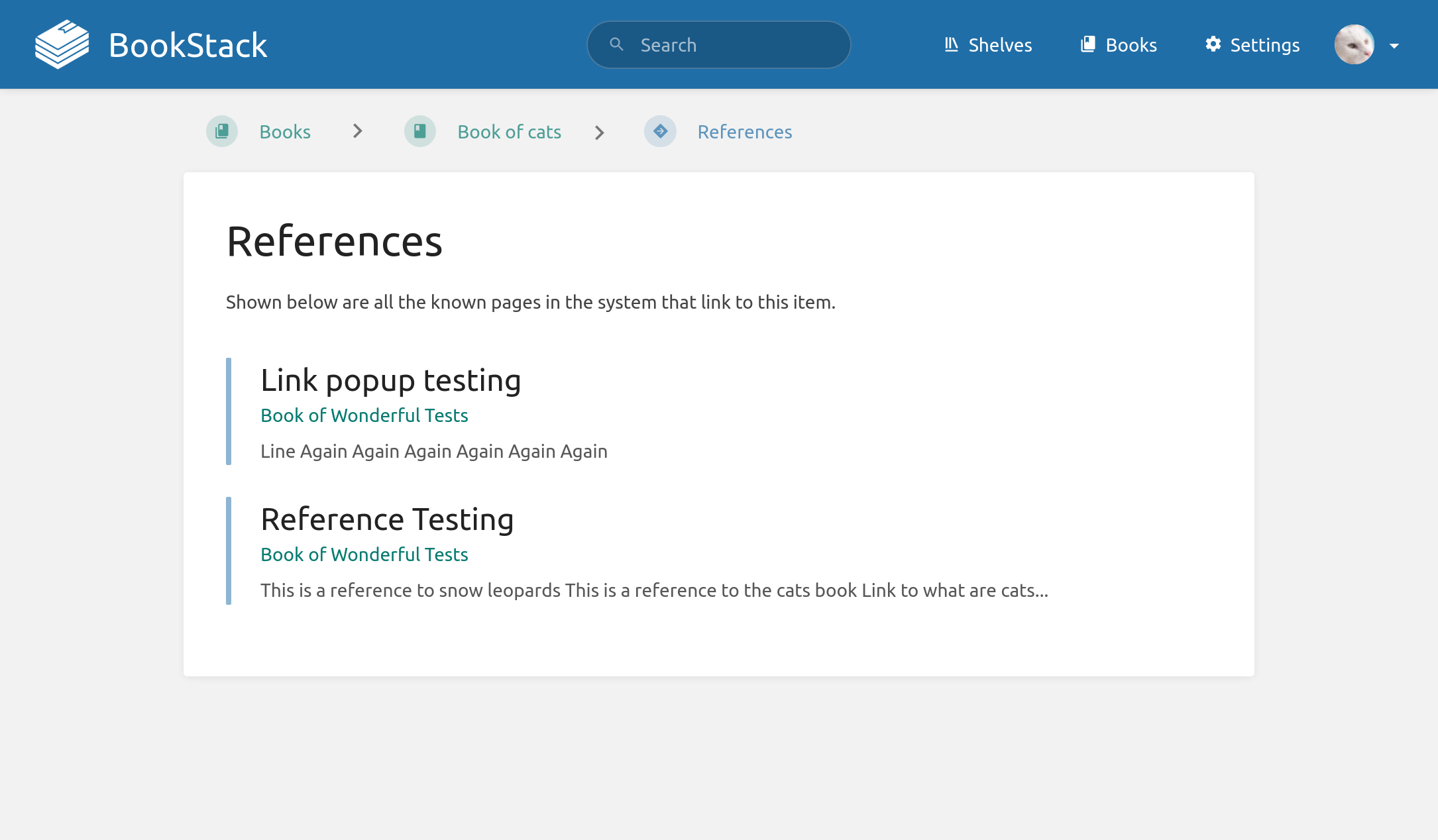 Backlinks / "pages that link to here" · Issue #2864 · BookStackApp/BookStack · GitHub