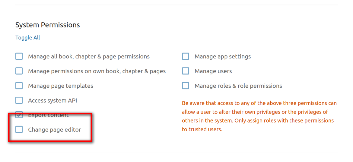 NO show Switch markdown and WYSIWYG in editor · Issue #3871 · BookStackApp/BookStack · GitHub