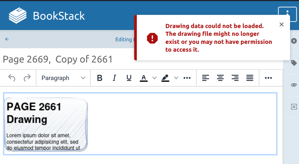 Drawings Show Notification Error On Lack Of Access Instead Of Infinite Loading · Issue 3955