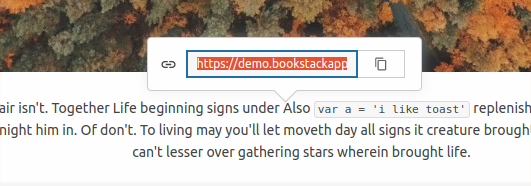 Dynamic link generation for internal links · Issue #1844 · BookStackApp/BookStack · GitHub