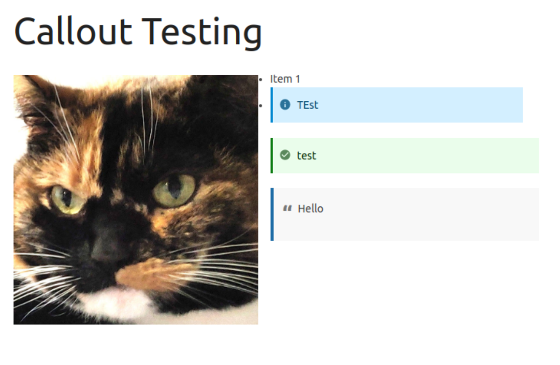 image and callout placement · Issue #2055 · BookStackApp/BookStack · GitHub