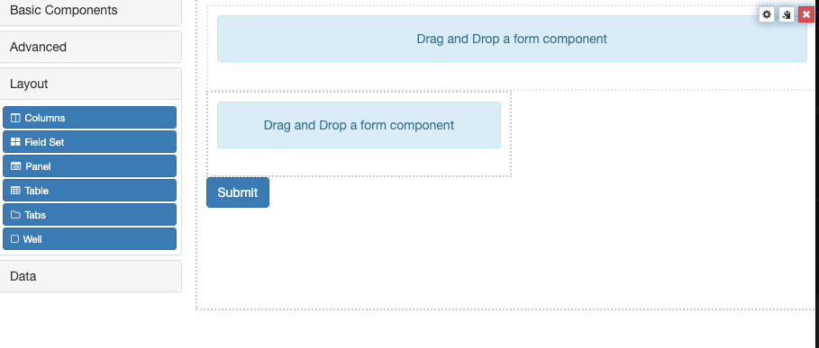 [BUG] Layout columns, delete column does not work · Issue #1422 · formio/formio.js · GitHub