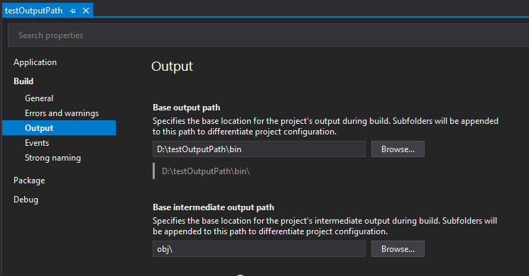 [Bug] Non-Windows csproj hardcoded OutputPath causes build failure · Issue #2425 · dotnet/maui ...