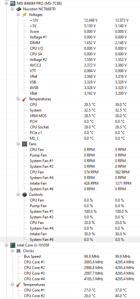 No CPU Temp for i3 10105F · Issue #1430 · openhardwaremonitor/openhardwaremonitor · GitHub