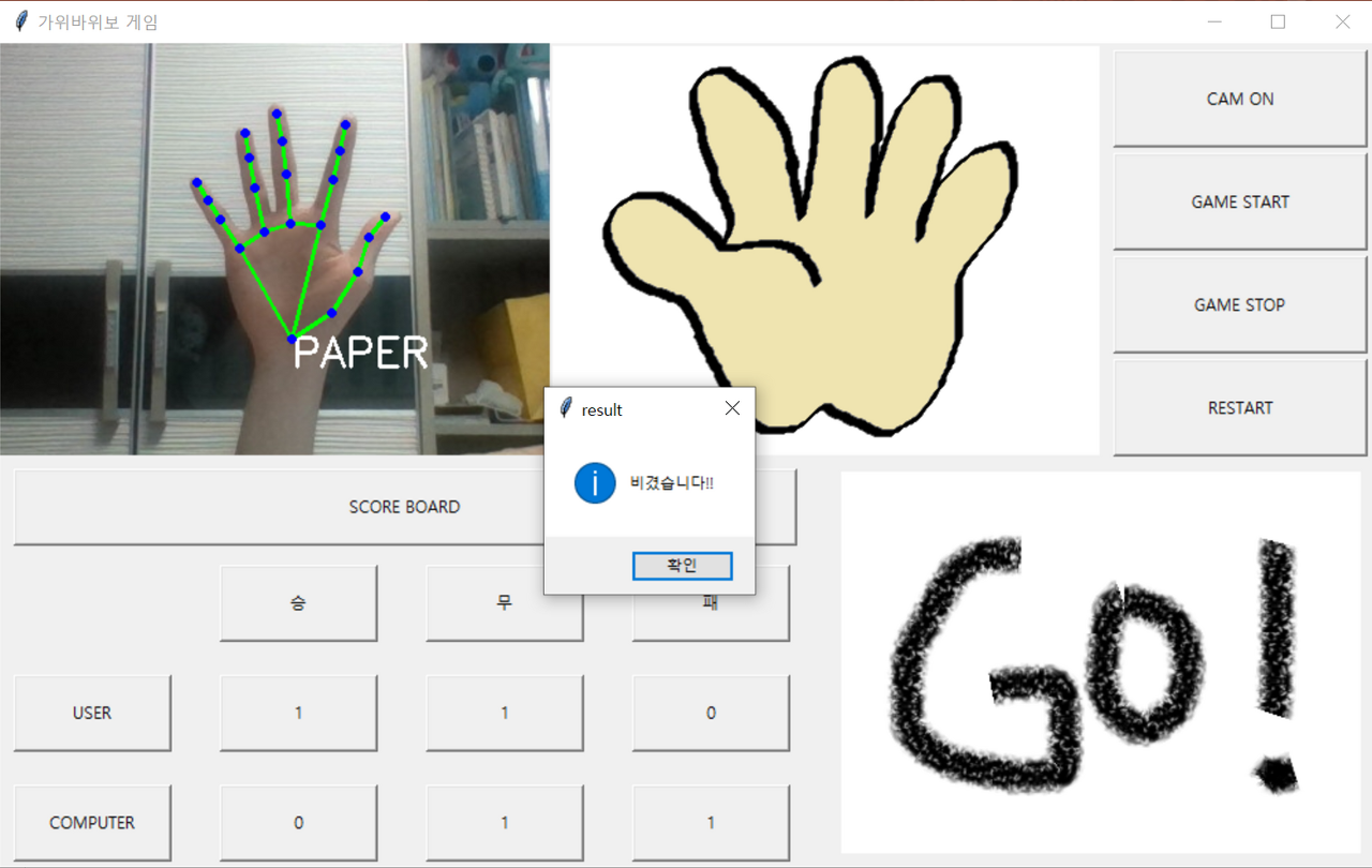 GitHub - Seunghui-Shin/RSP_Game_using_Webcam: Rock, Scissors, Paper ...
