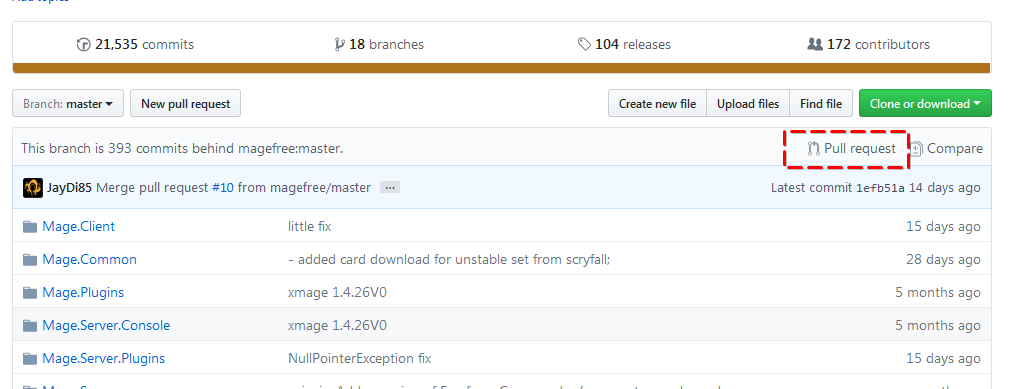 How to make a new pull request? · Issue #4357 · magefree/mage · GitHub