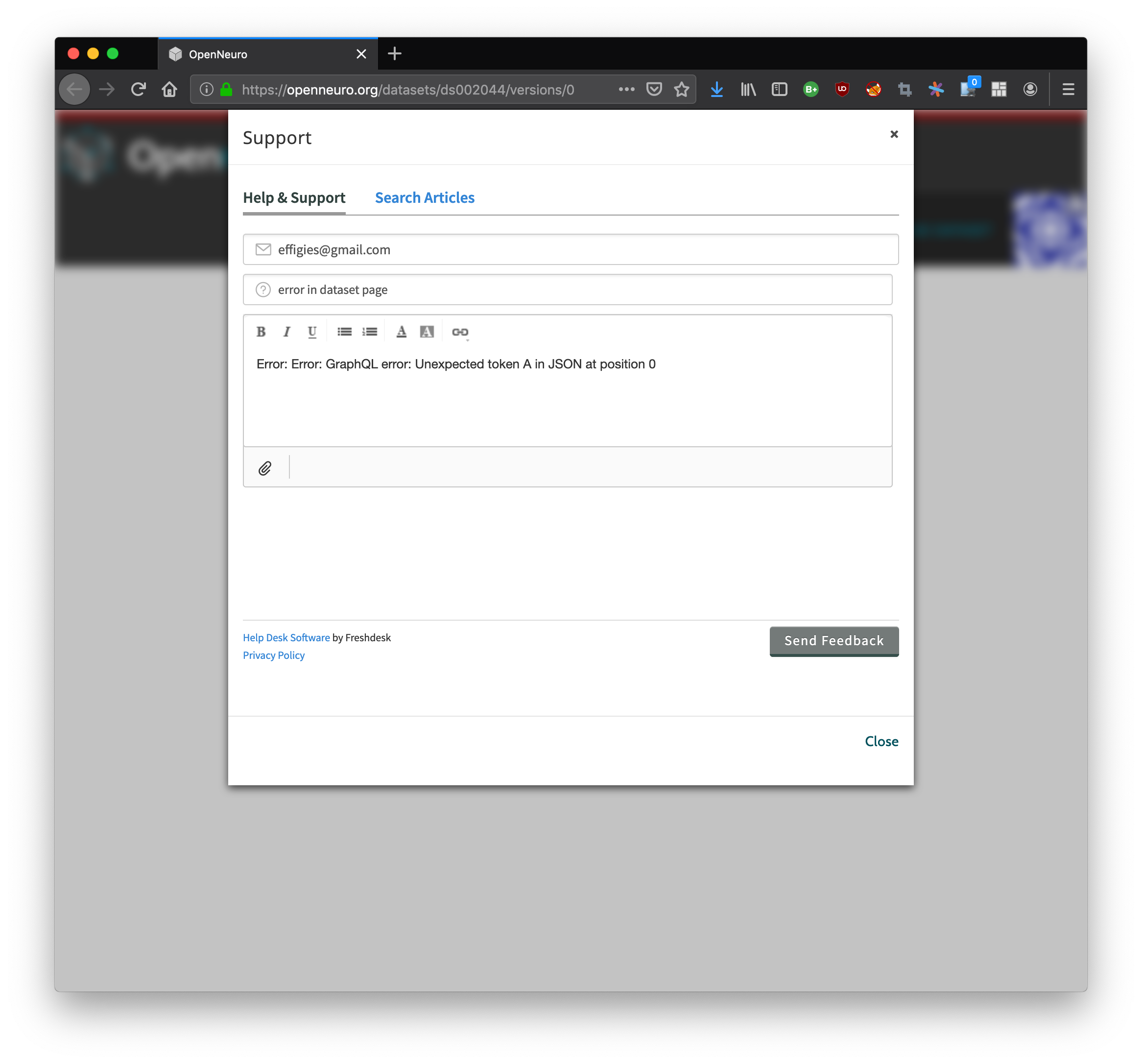 Delete incomplete datasets · Issue #1195 · OpenNeuroOrg/openneuro · GitHub