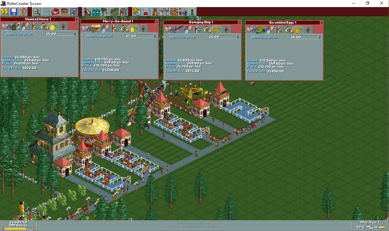 Vanilla Restore Pricing Algorithm For Flat Rides Coasters · Issue 13244 · Openrct2openrct2 